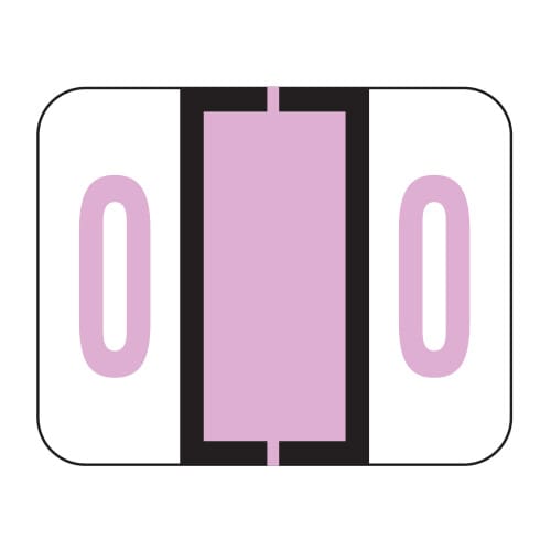 Lilac File Doctor Compatible Numerical Labels of size 1″ X 1-1/4″ with ...